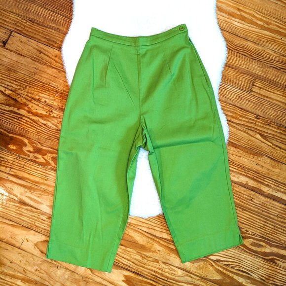 Briggs New York | Pants & Jumpsuits | Vintage Lime Green High Rise ...